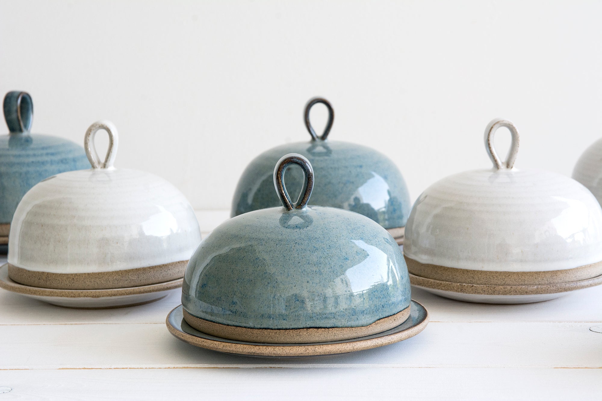 Handcrafted Ceramic Round Butter Dish - Rustic Charm for Your Table ...