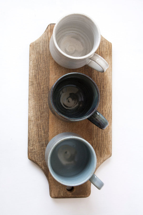 Handcrafted Variegated Blue Mug, Perfect for a Farmhouse Kitchen ...