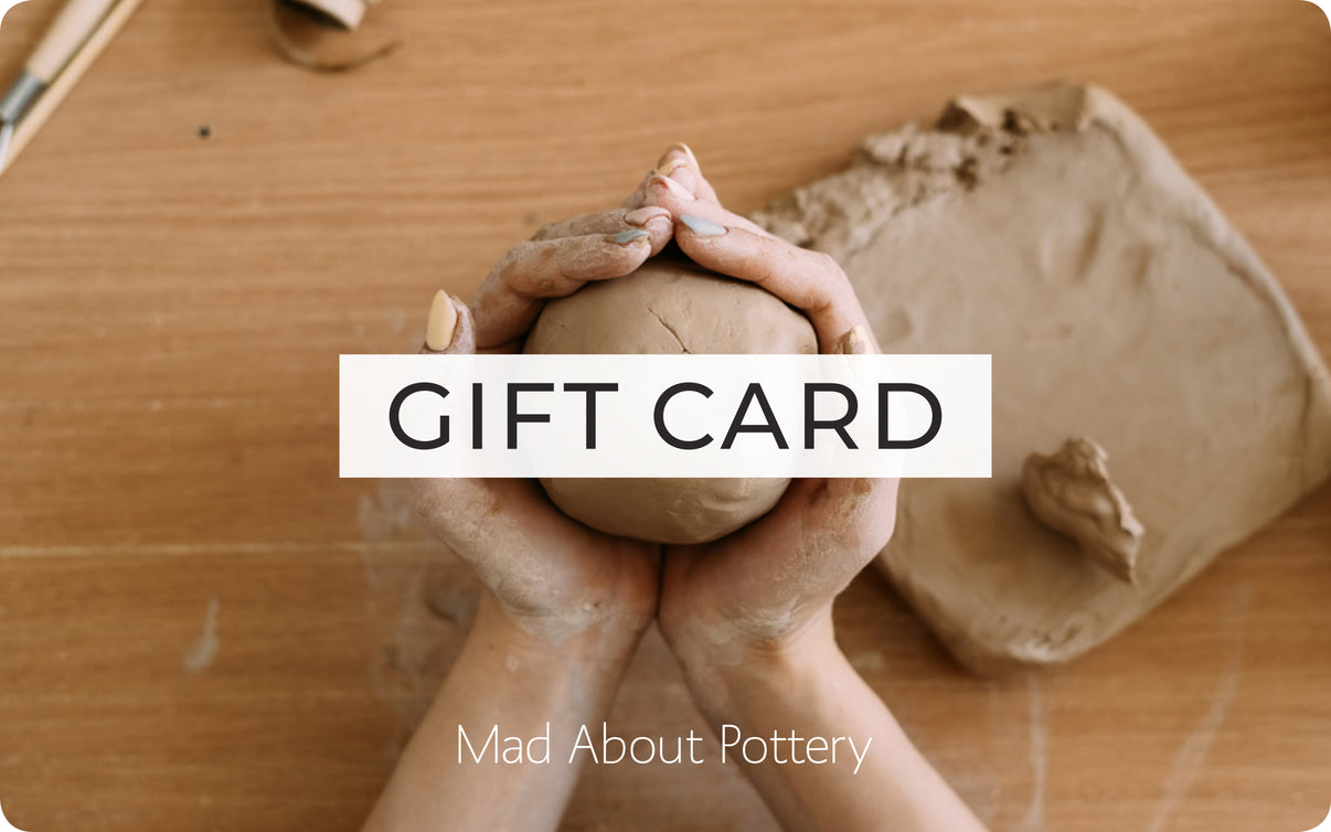 Handmade Pottery Gift Card ׀ Mad About Pottery – Mad About Pottery