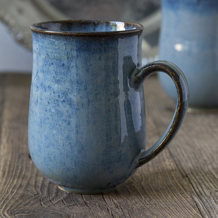 Handcrafted Ceramic Light Blue 14 fl oz Mug – Mad About Pottery