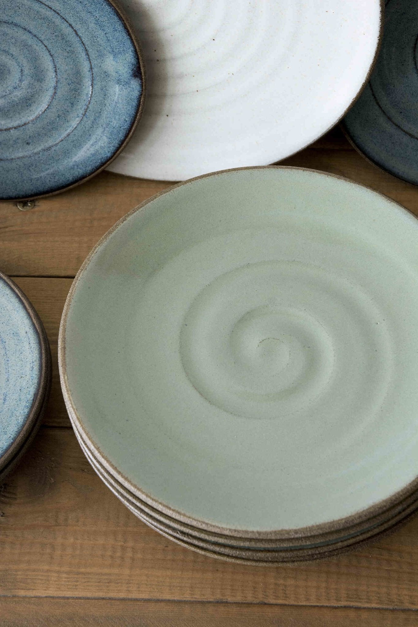 Handmade Colorful Ceramic Tableware Set with Gray Speckled Clay – Mad ...