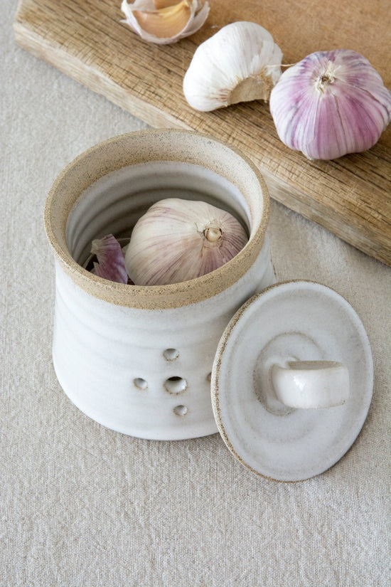 Handmade Pottery Kitchen Gift - Keep Your Garlic Fresh in Style – Mad ...