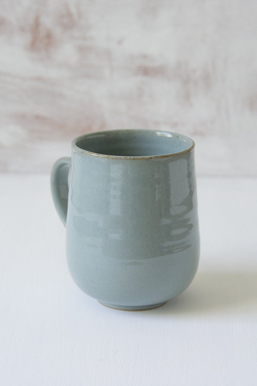 Handcrafted Ceramic Light Blue 14 fl oz Mug – Mad About Pottery