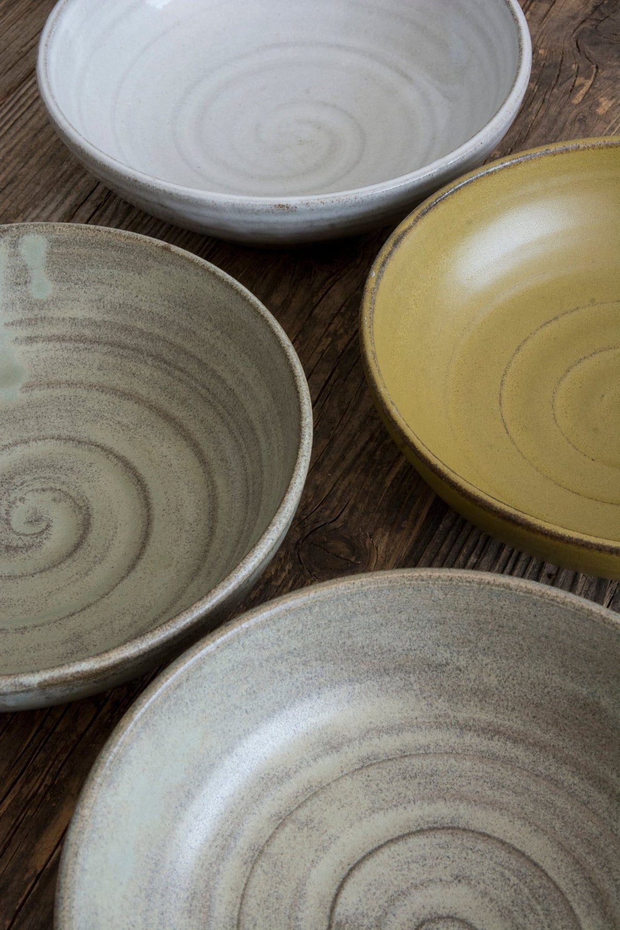 Set of 4 Handcrafted Stackable Ceramic Bowls in Warm Earth Tones ┃Mad ...
