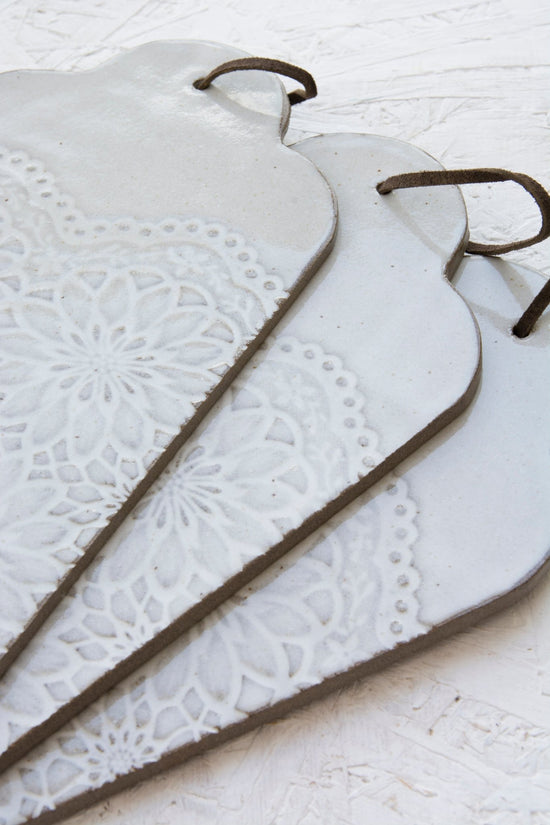 White Ceramic Butter Board – Mad About Pottery