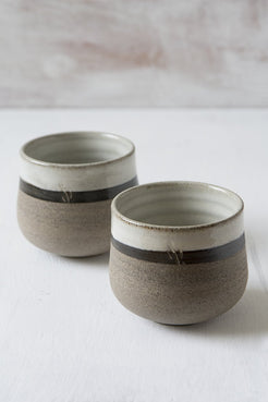 Flat White Handmade 150 fl. oz Pottery Cups – Mad About Pottery